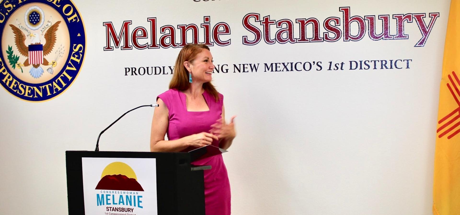 Congresswoman Melanie Stansbury Representing New Mexicos First